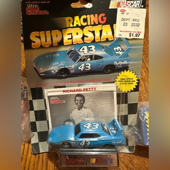 Nascar | Toys | Vintage Richard Petty No 43 Diecast Car 64 Scale 1991 ...